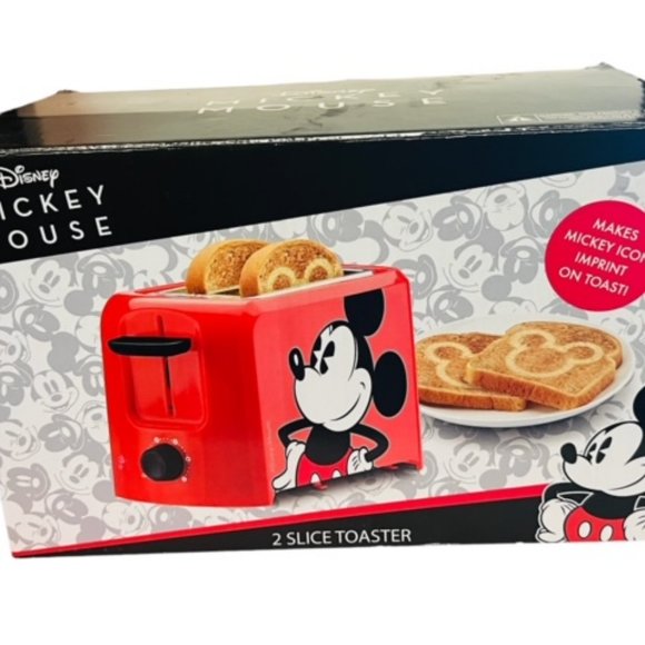 Disney | Kitchen | Walt Disney Mickey Mouse Toaster 2 Slice Two Ears ...